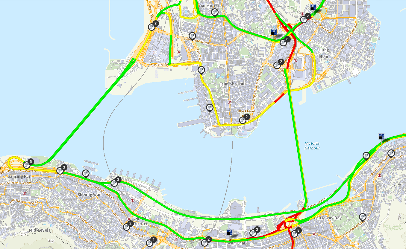 Transport Department - Traffic Speed Map
