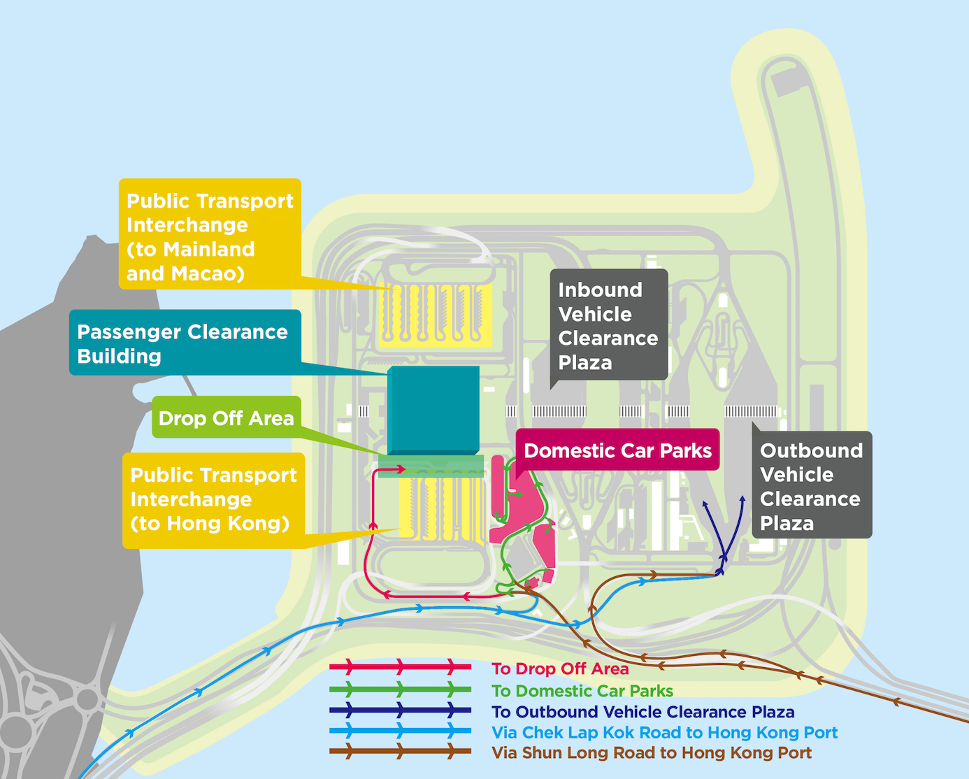 HZMB Hong Kong Port Public Transport Interchange | Hong Kong Buses Wiki ...